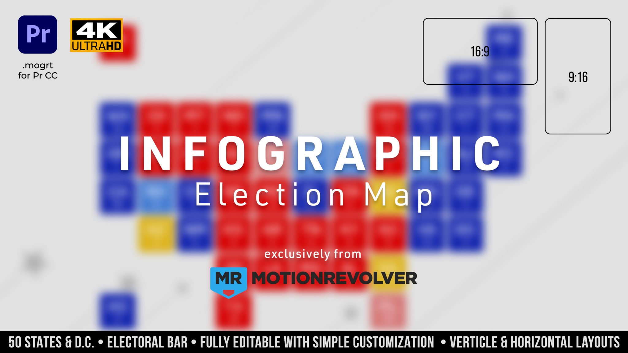Projected Winner Election Kit MOGRT for Premiere Pro - MotionRevolver