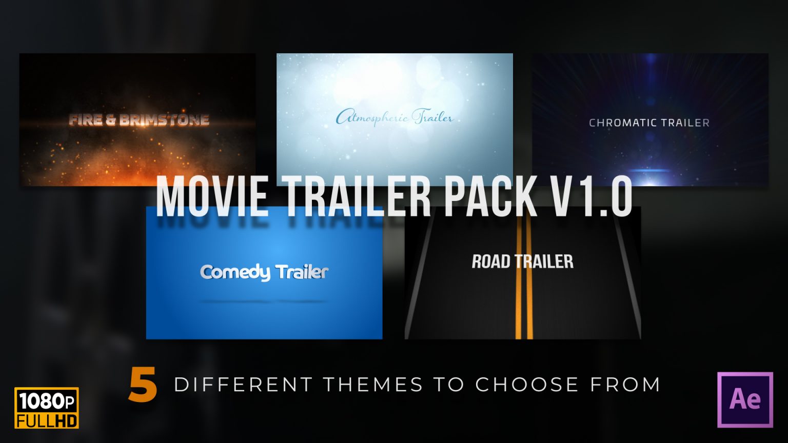 Movie Trailer Pack v1.0 for After Effects - MotionRevolver