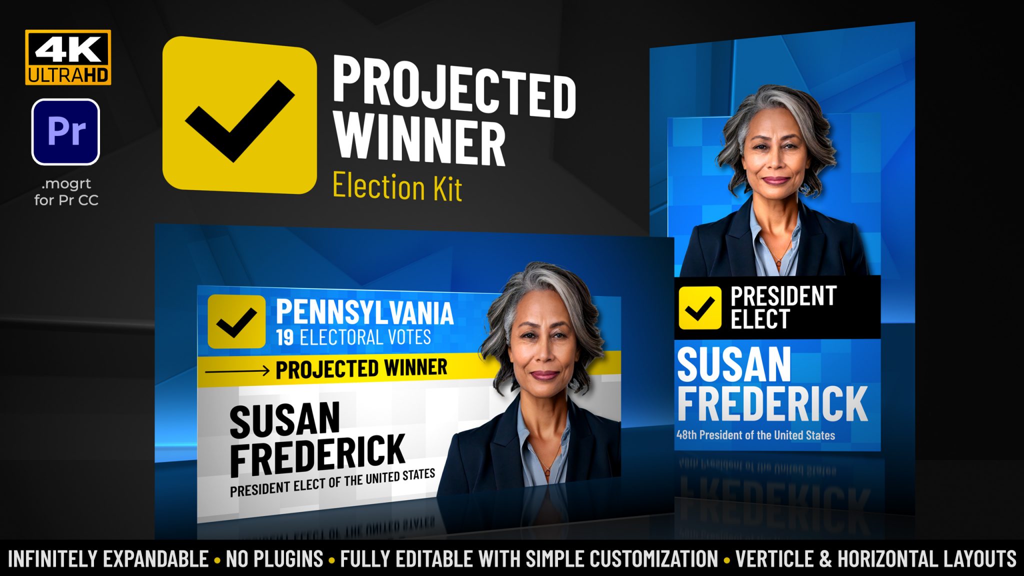 Projected Winner Election Kit for After Effects - MotionRevolver